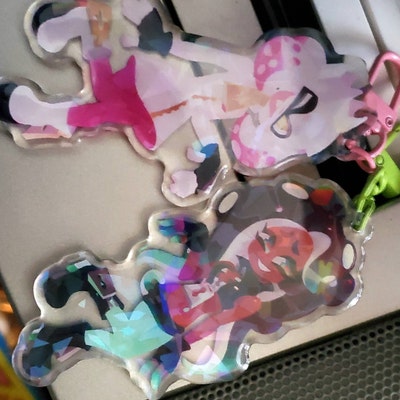 Splatoon Agent Acrilyc Pins - Etsy