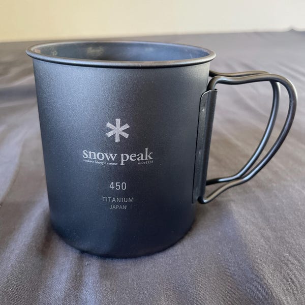 Anodized Titanium Single Mug 450 (MG-143)- ISOHYPSE3 - Etsy