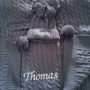 Personalised Baby Bunny Rabbit With Knitted Jumper Easter - Etsy UK