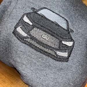 Integra pick Your Color Carembroidered Hoodie or Crewneck - Etsy