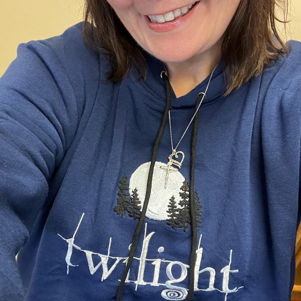 Twilight Embroidered Sweatshirt and Hoodie, Twilight Saga Shirt ...
