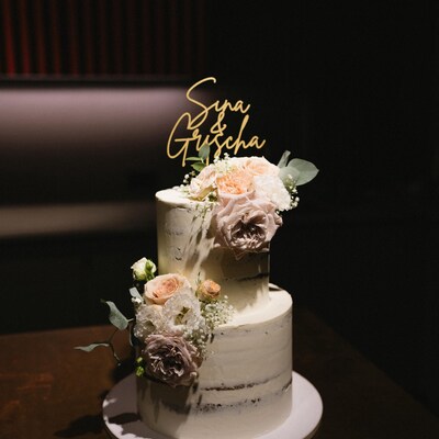 Custom Cake Topper, Wedding Cake Topper, Personalized Cake Topper for ...
