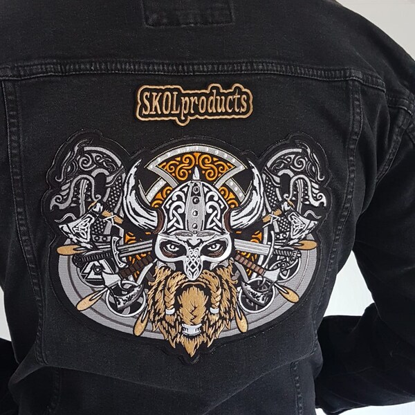 Cerberus Large Embroidered Back Patch - Etsy