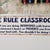 One Rule Classroom Wall Decal, Back to School Wall Decor, Be Your Best ...