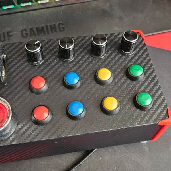 Button Box Sim Racing Console, 22 Funzioni, Leva Ignizione E Start ...