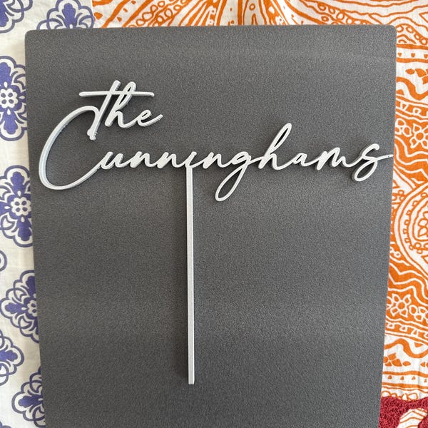 30th Birthday Cake Topper With Name, Happy 30th Birthday Custom Name ...