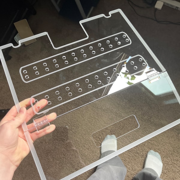 Aqueon Rimless Cube Aquarium Lids, Clear Lid for Fish Tank 14 Gallon ...