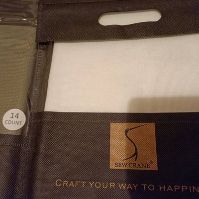 12 Count Aida Cloth Cross Stitch Embroidery Fabric, White - Etsy