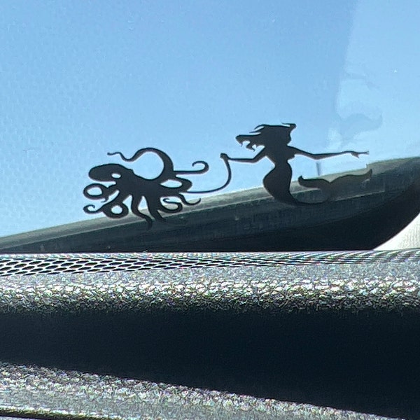 Mermaid’s Octopus Vinyl Decal for 4x4 & Car Windshields. - Etsy