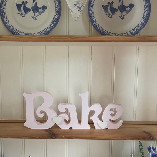 Freestanding Wooden Dream Sign, Wooden Dream Sign, Wooden Dream Word ...