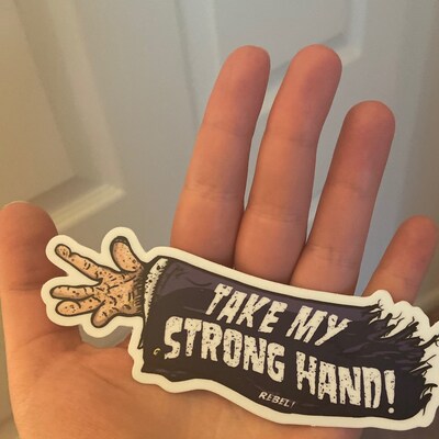 Take My Strong Hand Scary Movie 2 Die Cut Sticker - Etsy