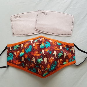 Colorful Cryptids Face Mask - Etsy