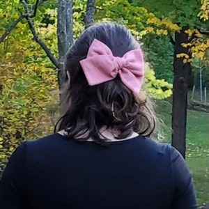 Multiple Colors. Super Cute Mini Knot Bows From Linen. Bunny Ears Pony ...