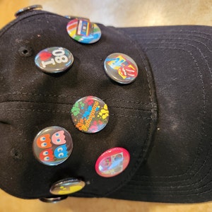 Totally Awesome 80's Party Favor Buttons 12 Pack, 1 or 1.5 or 2.25 Pin ...