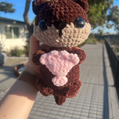 Amigurumi Otter Pattern, Plush Pattern, PDF Pattern, Stuffed Otter Toy ...