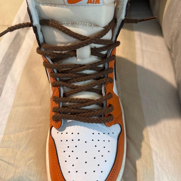 1 Pair Extra Extra Wide Thread Pattern Lanvin Shoelaces 1 & 3/16" Inch ...