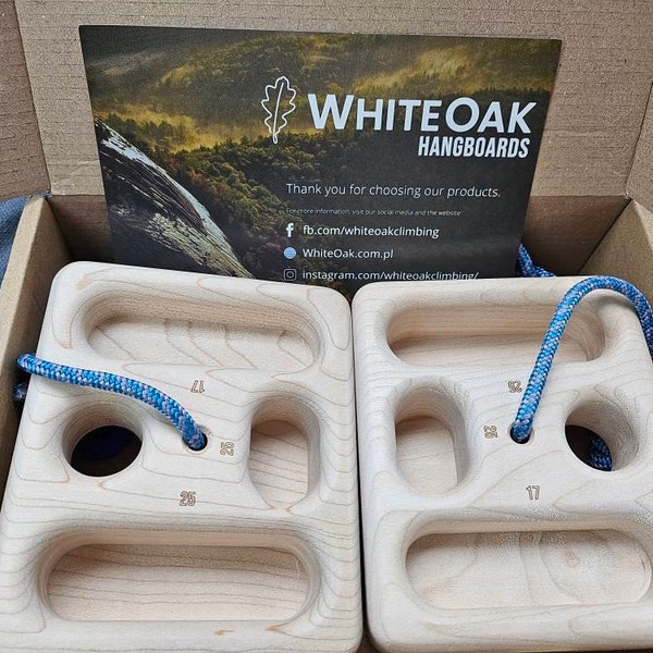 Whiteoak Pocket Portable Hangboard, Travel and Warm-up Climbing ...