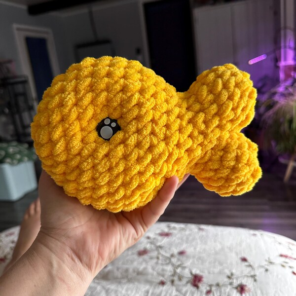 No Sew Goldfish Crochet Pattern, Goldfish Amigurumi Pattern, Goldfish ...