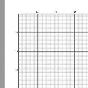 Perfectly Scaled and Precise Printable Graph Paper - 4/4 - 1/4 Inch (4 ...