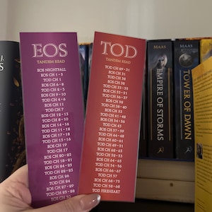 Throne of Glass Tandem Read Bookmarks Set of 2 Matches New Covers ...