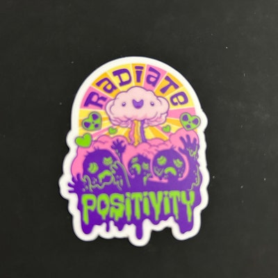 VS031 Halloween Retro Black Cat Face Stickers / Vintage Spooky Kitsch ...