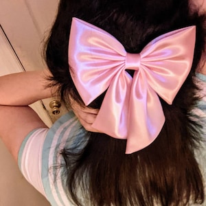 Pink Hair Bow for Women, Large Pink Bow, Pink Bow for Girls, Big Bows ...