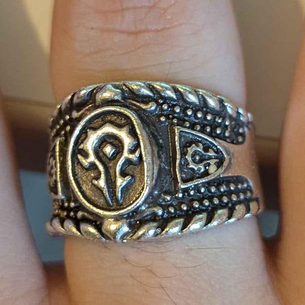 Medusa Skeleton Mummy Claw Silver Ring Set Silver Plated Adjustable ...