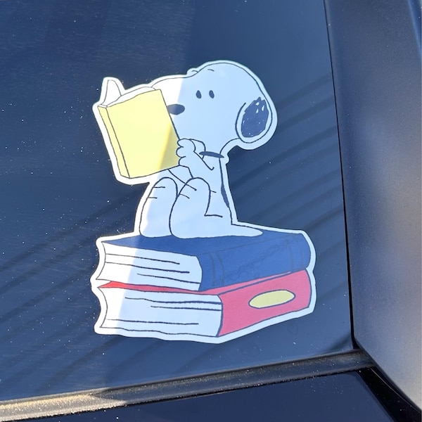 Reading Snoopy - Etsy