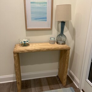 Console Table Hallway Unique Entryway Narrow Floating Live - Etsy