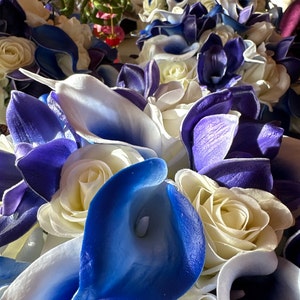 aqua-beach-wedding-bouquets-real-touch-flowers-plumerias-etsy