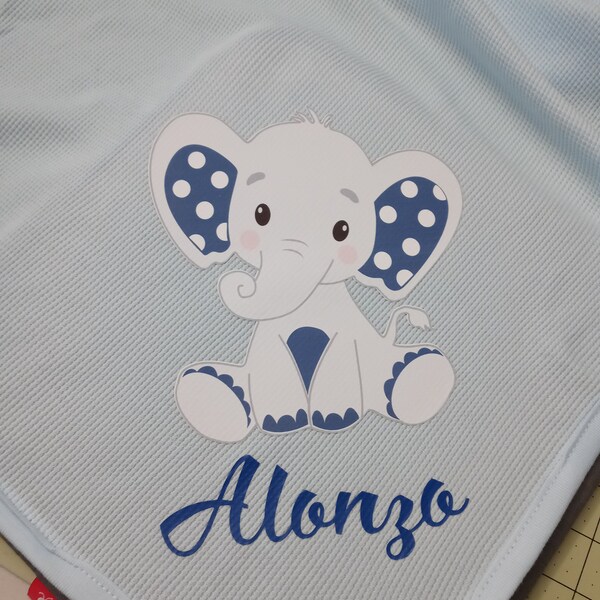 Royal Blue Baby Boy Elephant, Svg File, Clip Art, Cricut Print and Cut ...