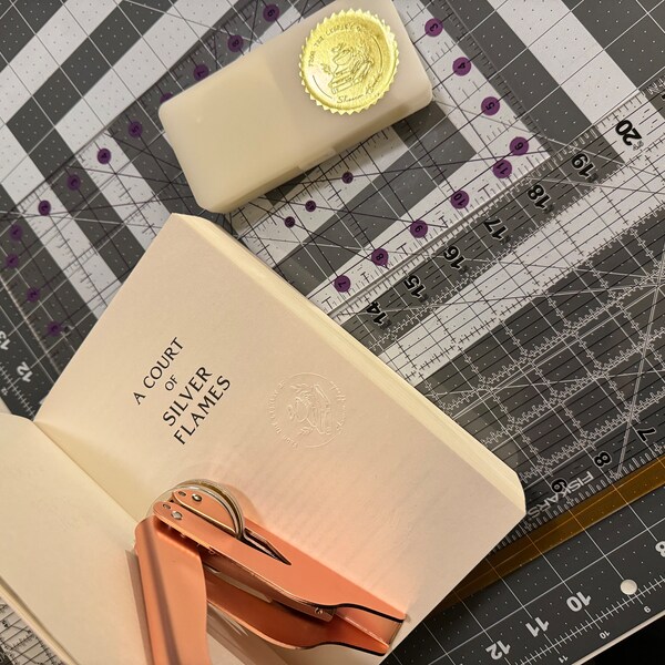 Book Embosser Personalized, From the Library of Book Stamp, Custom Book ...
