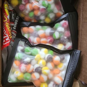 Freeze Dried Candy L Tub L Bulk L Rainbow Crunchy Alien Balls L Space ...
