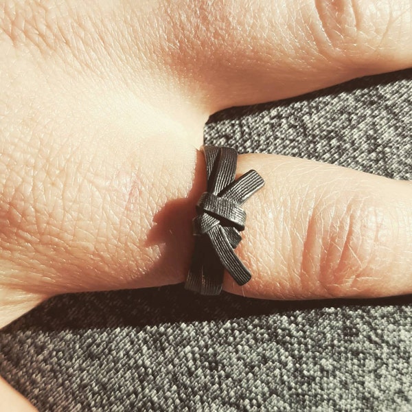 Personalized Martial Art Belt Ring, Bjj Gift, 18K Gold Rank Stripes ...