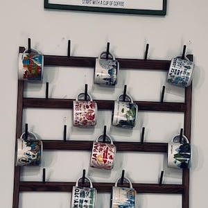 Mason Jar Storage and Display Rack Wood Wall Rack Glass - Etsy