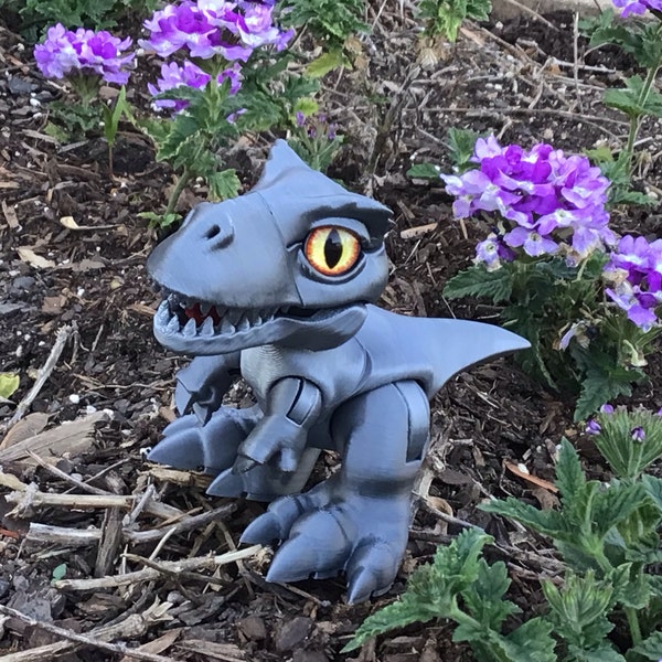 Boon Tiny T-rex Dinosaur 3d Printed Articulated Custom Realistic Glass ...