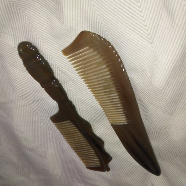 Vintage Copper Travel Comb, Floral Design Antique Unique Rare,vtg Comb ...