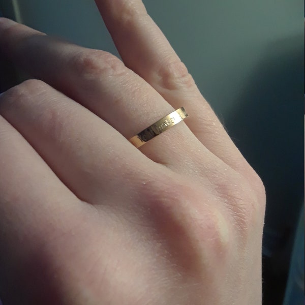 Personalized Bible Verse Ring, Religious Jewelry, Christian Faith ...