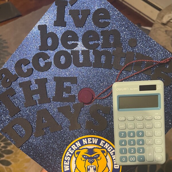 Black Glitter CARDSTOCK for Grad Cap | BLANK Template | Black Glitter ...