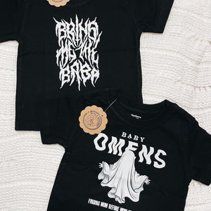 Baby Omens Baby Bodysuit Metalcore Parody Trendy & Alternative Style ...