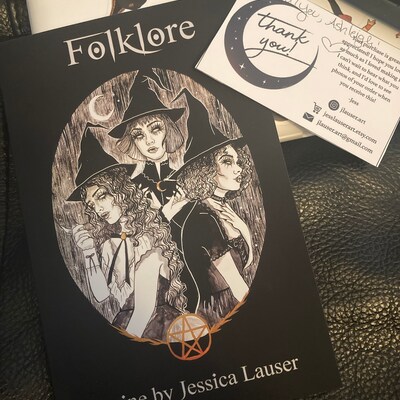 Inktober 2020 Zine folklore Illustrations & Short Stories Jlauserart - Etsy