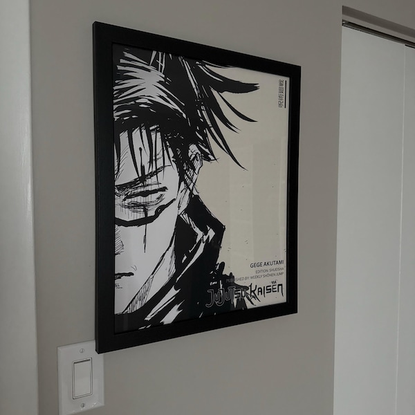 Toji Fushiguro Jujutsu Kaisen Manga Panel Poster Print, JJK Anime ...