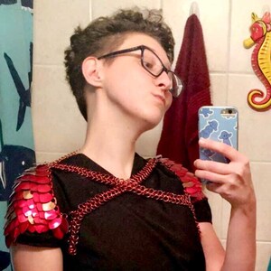 Mirage II-Scalemaille scale mail unisex loincloth armor Skirt | Etsy