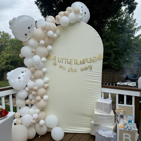 21 Dumpling Bao Bun Jumbo Balloon Little Dumpling on the Way Baby ...