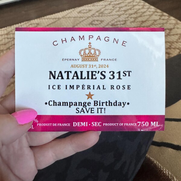 Custom Martinelli Cider Custom Label, Custom Sparkling Cider Sticker ...