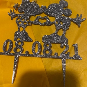 Acrylic Wedding Table Numbers Disney Mickey Minnie Mouse - Etsy