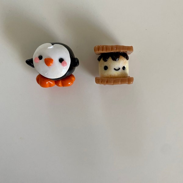 S'more Magnet| Marshmallow Magnet| Happy Camper Gift| Cabin Decor| Food ...