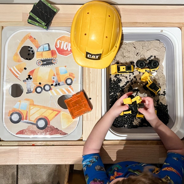 Construction Site Flisat Inserts, Flisat Table, Flisat Insert Printable ...