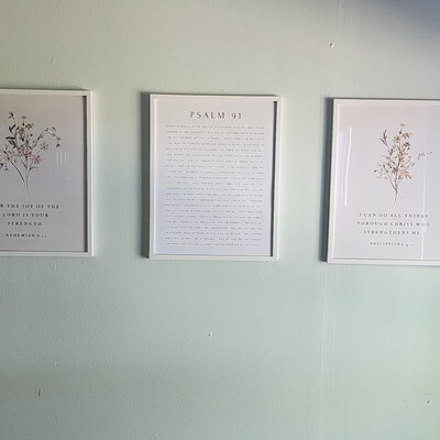 The Lord Your God is Good, Bible Verse Wall Art Set of 3, Christian Art ...