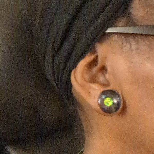 Spacey Nebula Glass Plugs, 1 Pair, Double Flare - Etsy